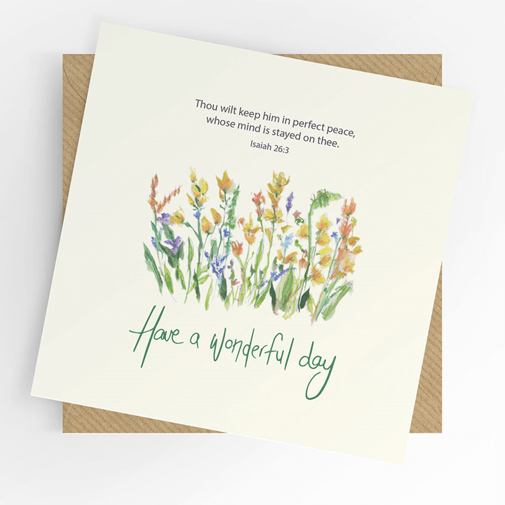 Have A Wonderful Day KJV Christian Card - Precious Verses